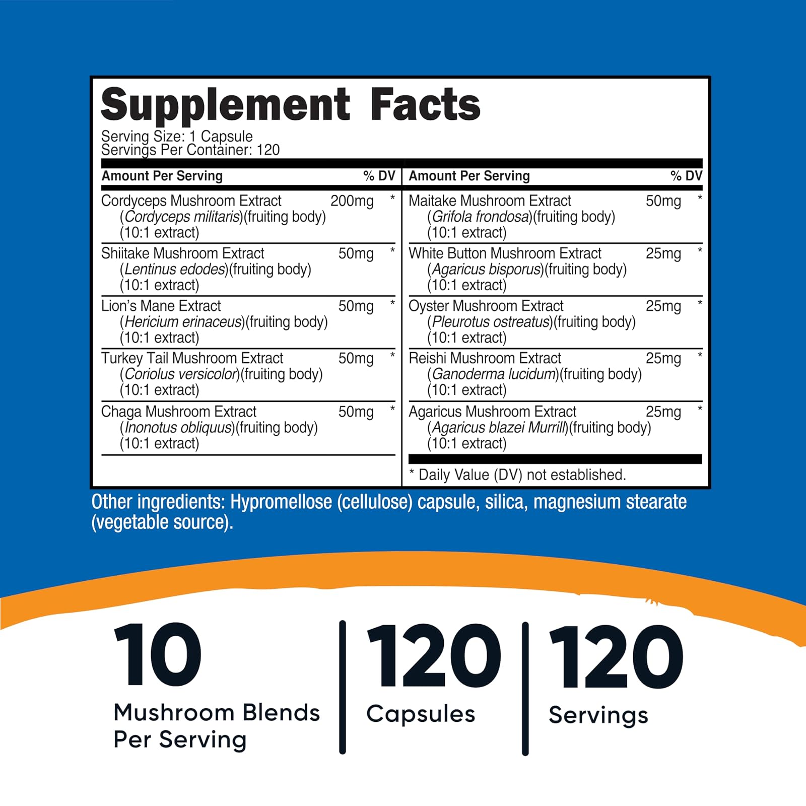 10 mushroom blend for overall wellness