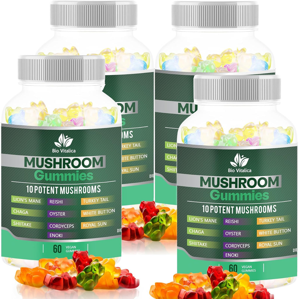 10 mushroom complex gummies for wellness