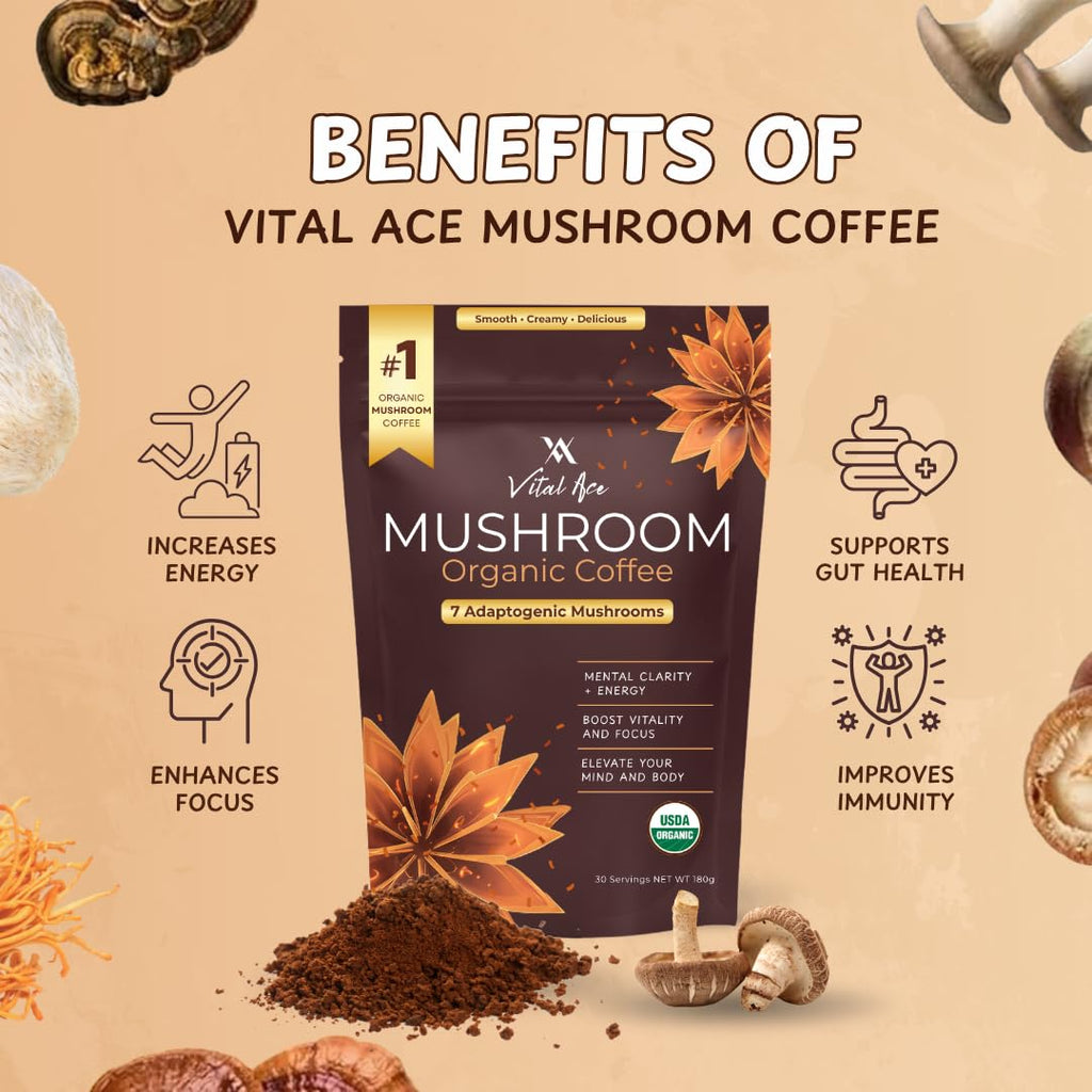 10 oz Vital Ace mushroom blend