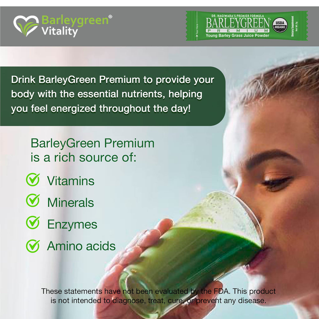 10-pack barleygreen for daily nutrition