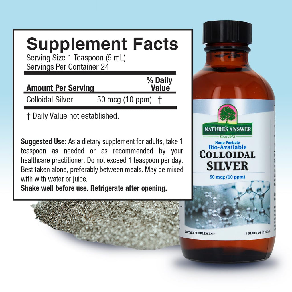 10 PPM colloidal silver benefits