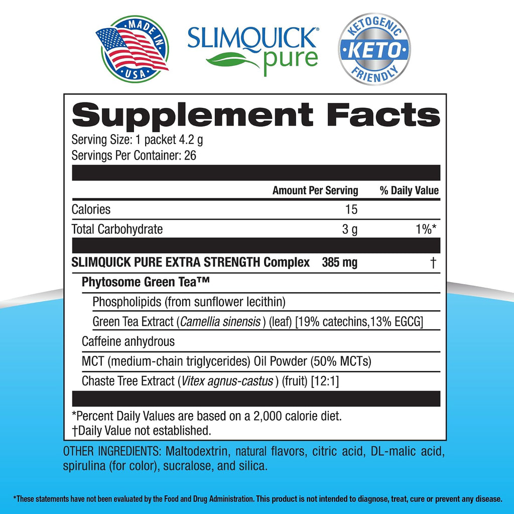 10 servings of SlimQuick Pure 3X