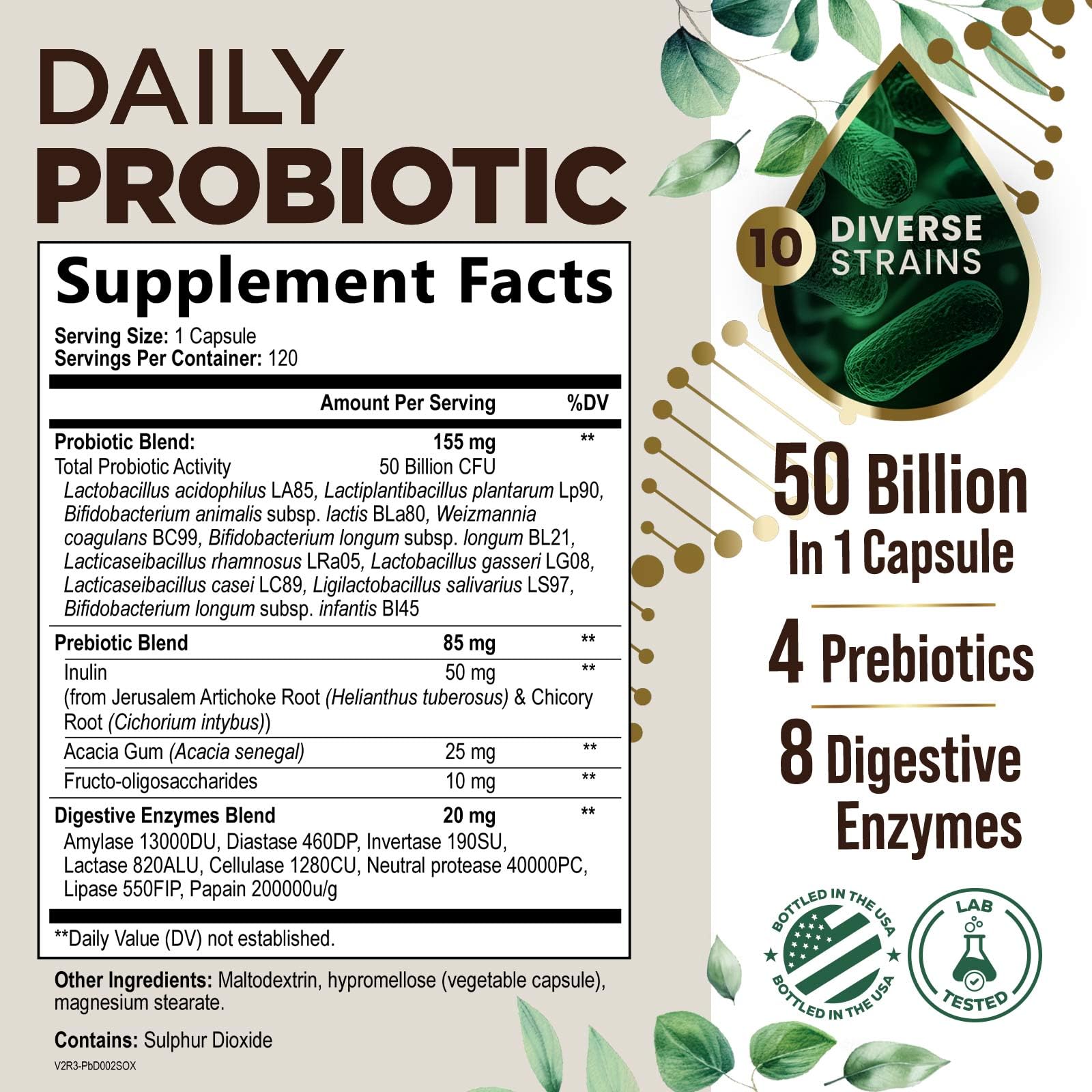 10 strains of probiotics for women