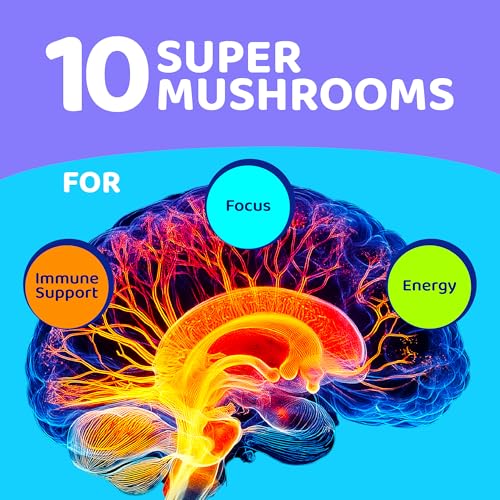 10 super mushrooms in each gummy
