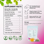 10 teabags of postpartum wellness