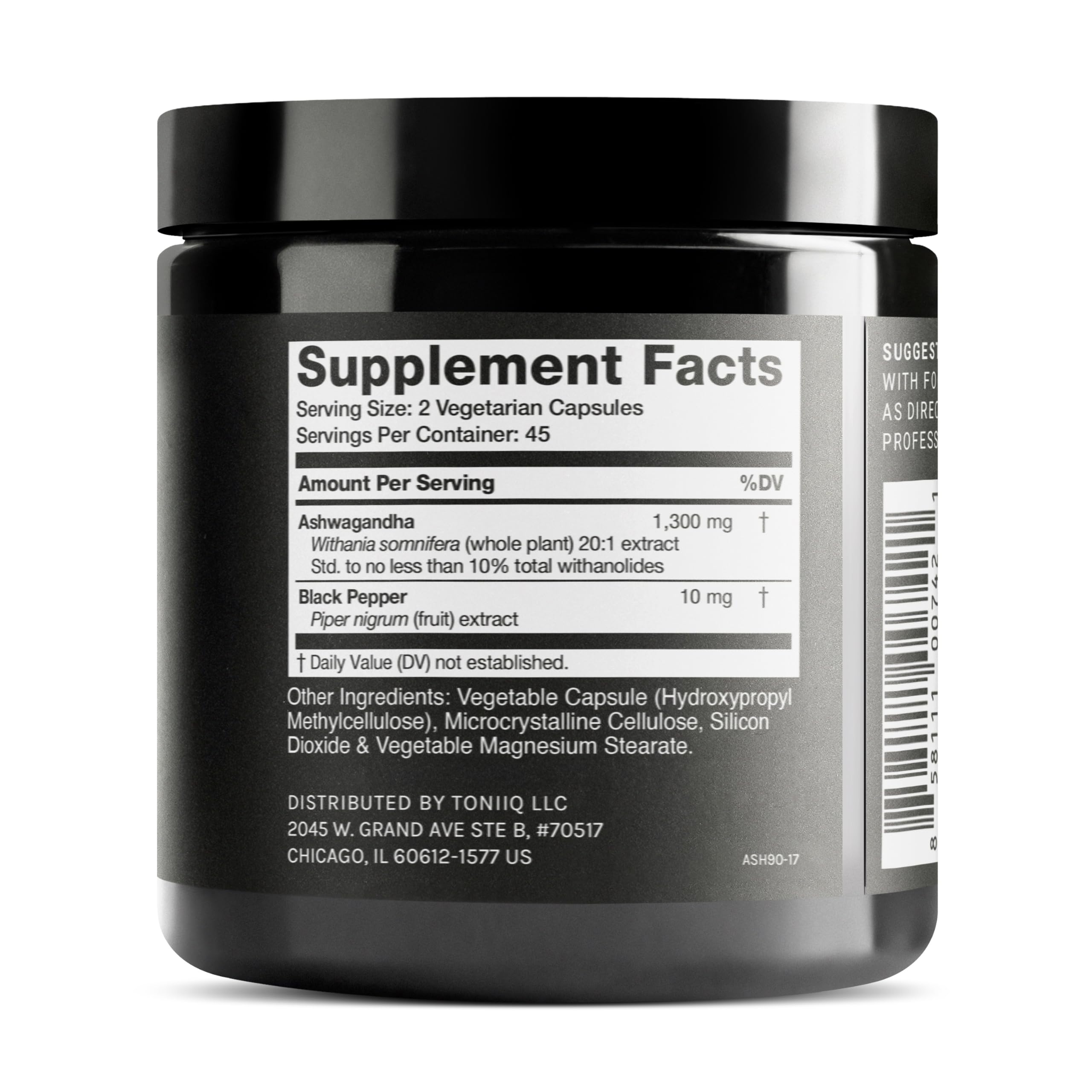 10% withanolides ashwagandha supplement