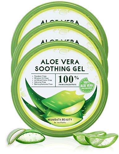 100% aloe vera skin hydration gel