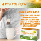 100 bags of jasmine green tea