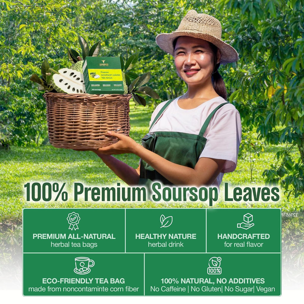 100 bags of soursop tea