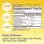 100 billion CFU gut health support