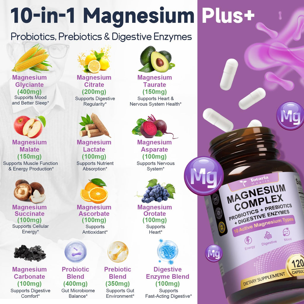 100 billion CFU magnesium capsules