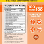 100 billion CFU probiotic capsules