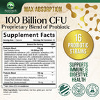 100 billion CFU probiotic capsules