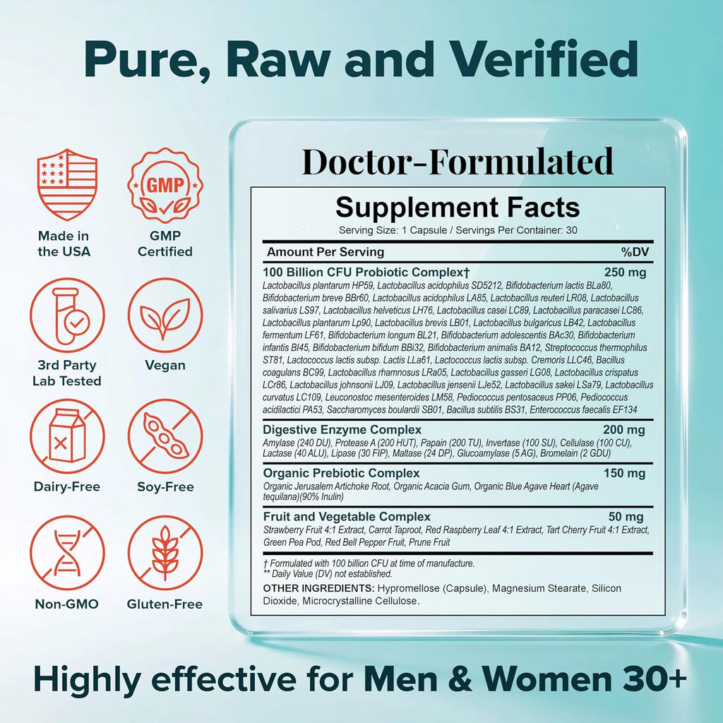 100 billion CFU probiotic supplement