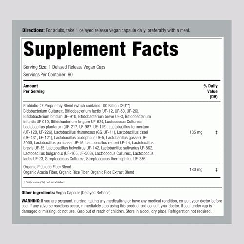 100 billion CFU probiotic supplement