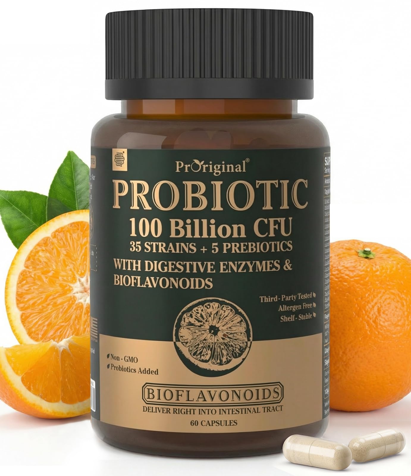 100 billion CFU probiotics capsules