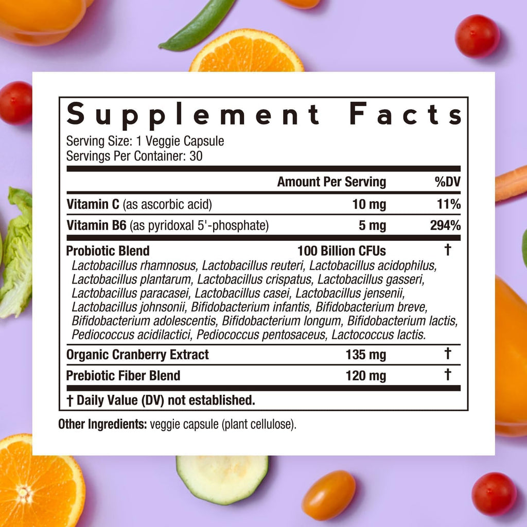 100 billion CFU probiotics capsules