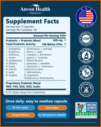 100 billion CFU probiotics capsules