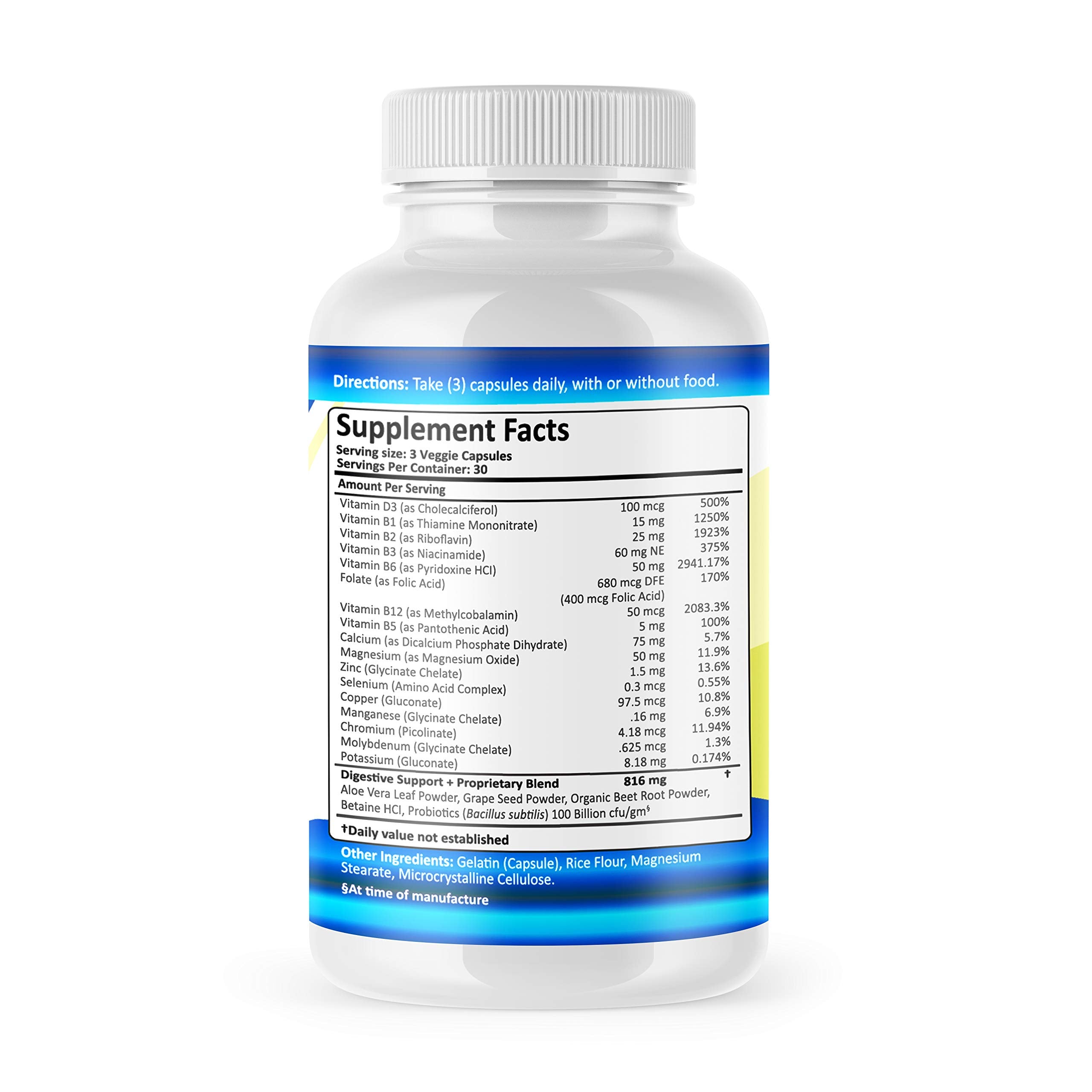 100 billion CFU probiotics for balance