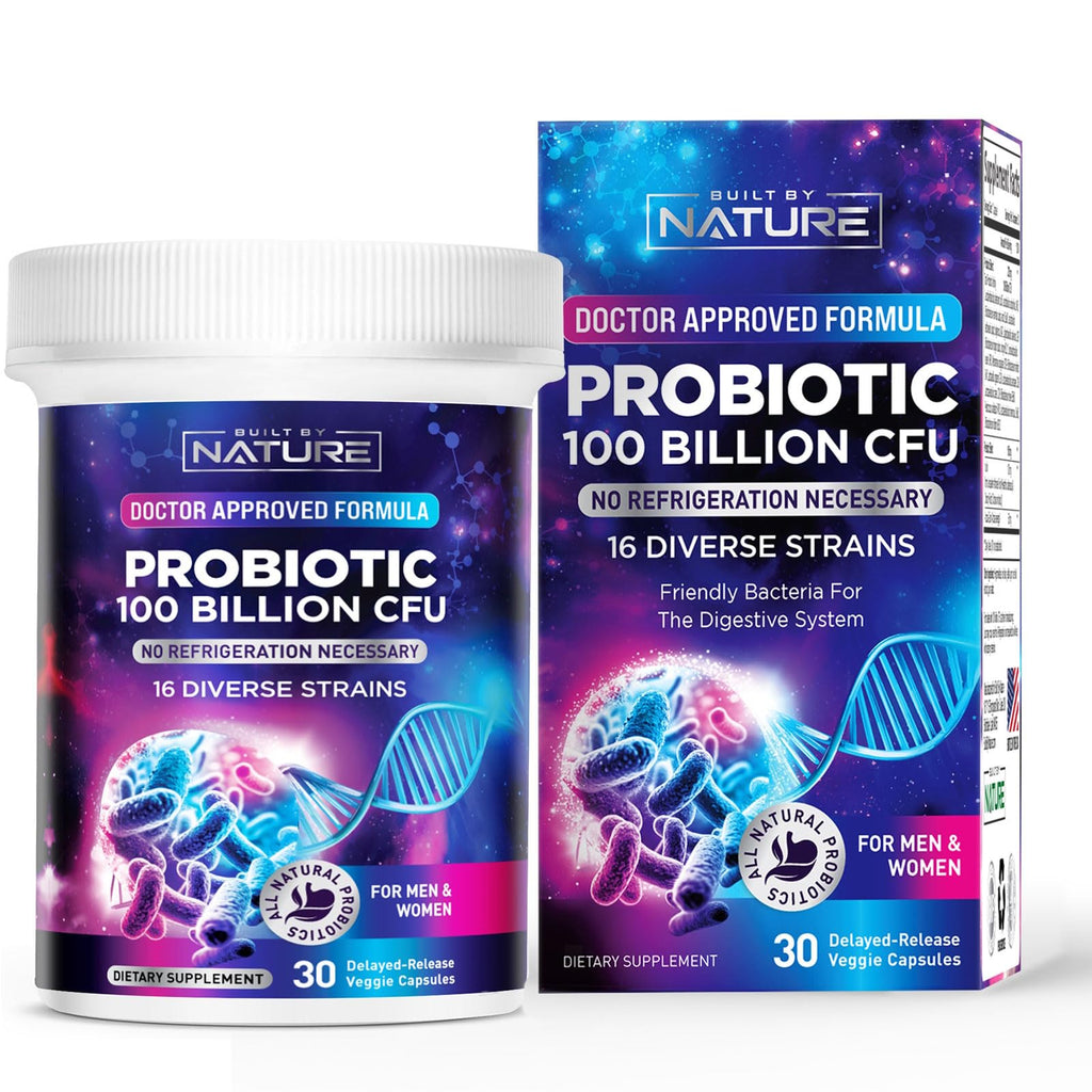 100 billion CFU probiotics for gut health