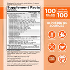100 billion CFU probiotics for women