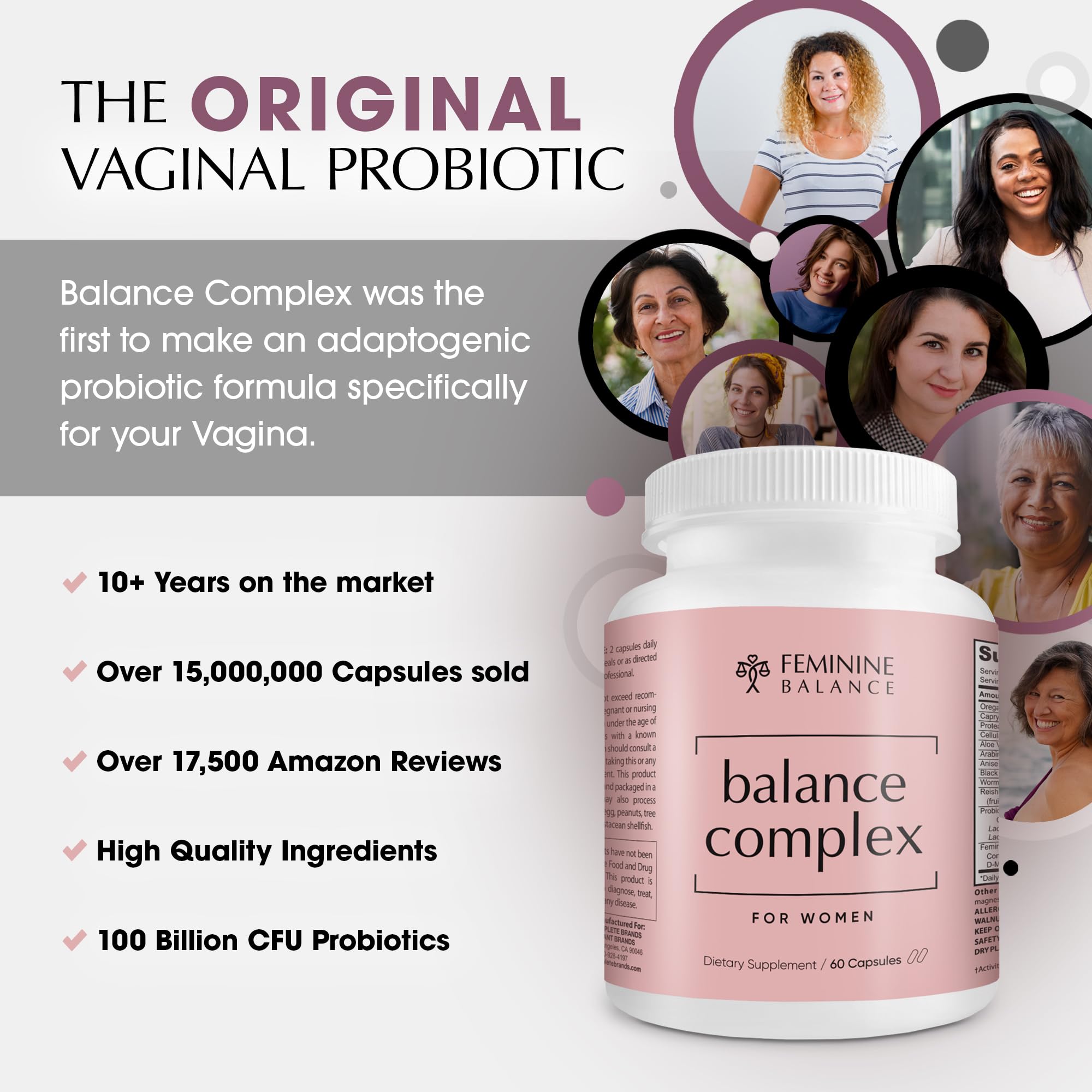 100 billion CFU vaginal flora support