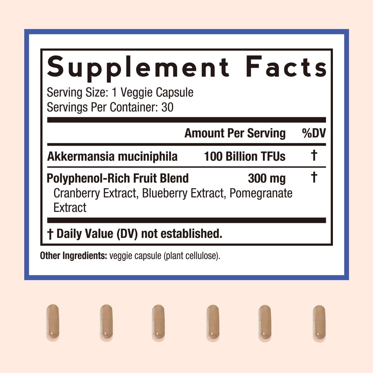 100 billion TFUs probiotic supplement