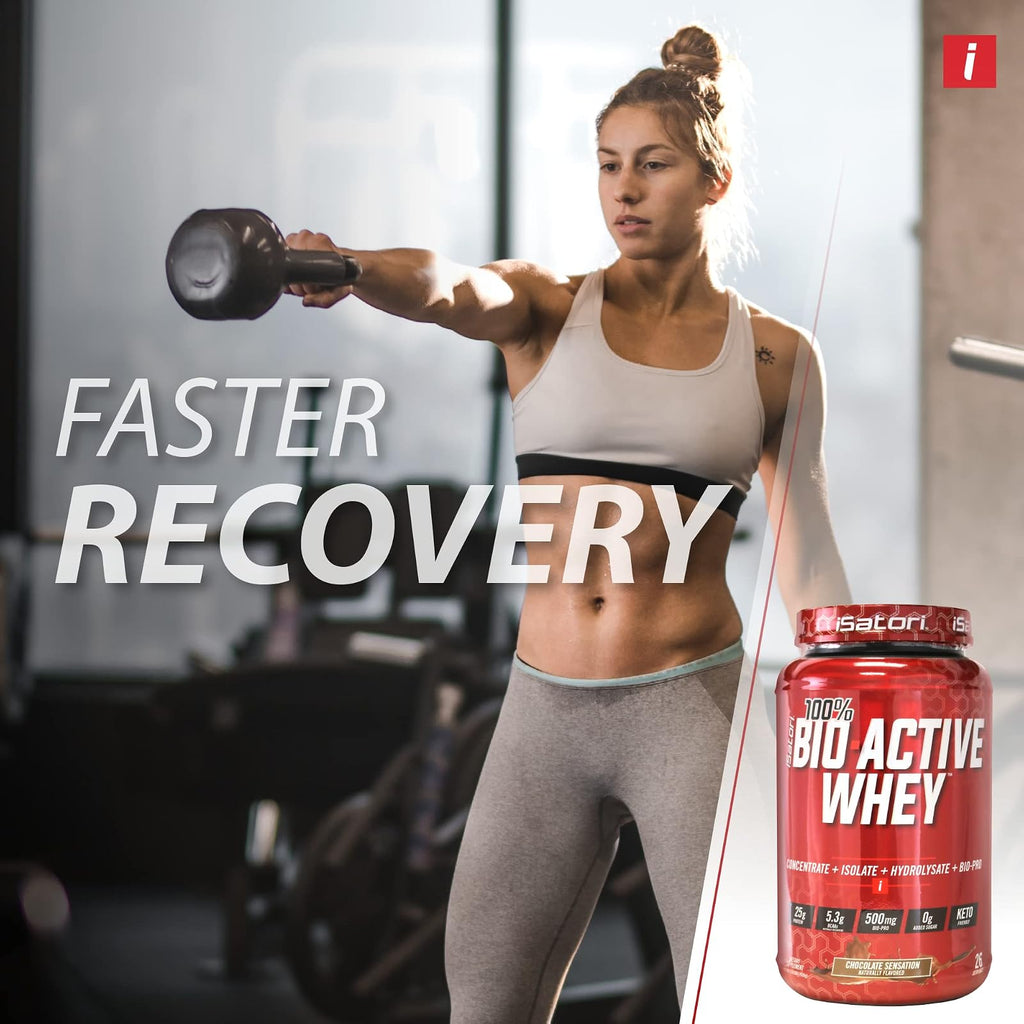 100% bio-active whey protein blend