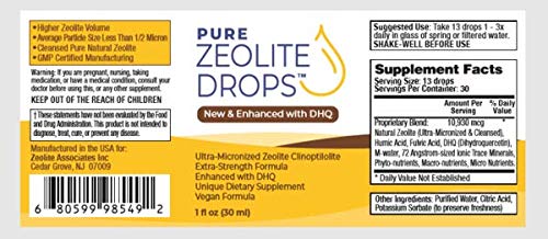 100% bioavailable liquid zeolite suspension