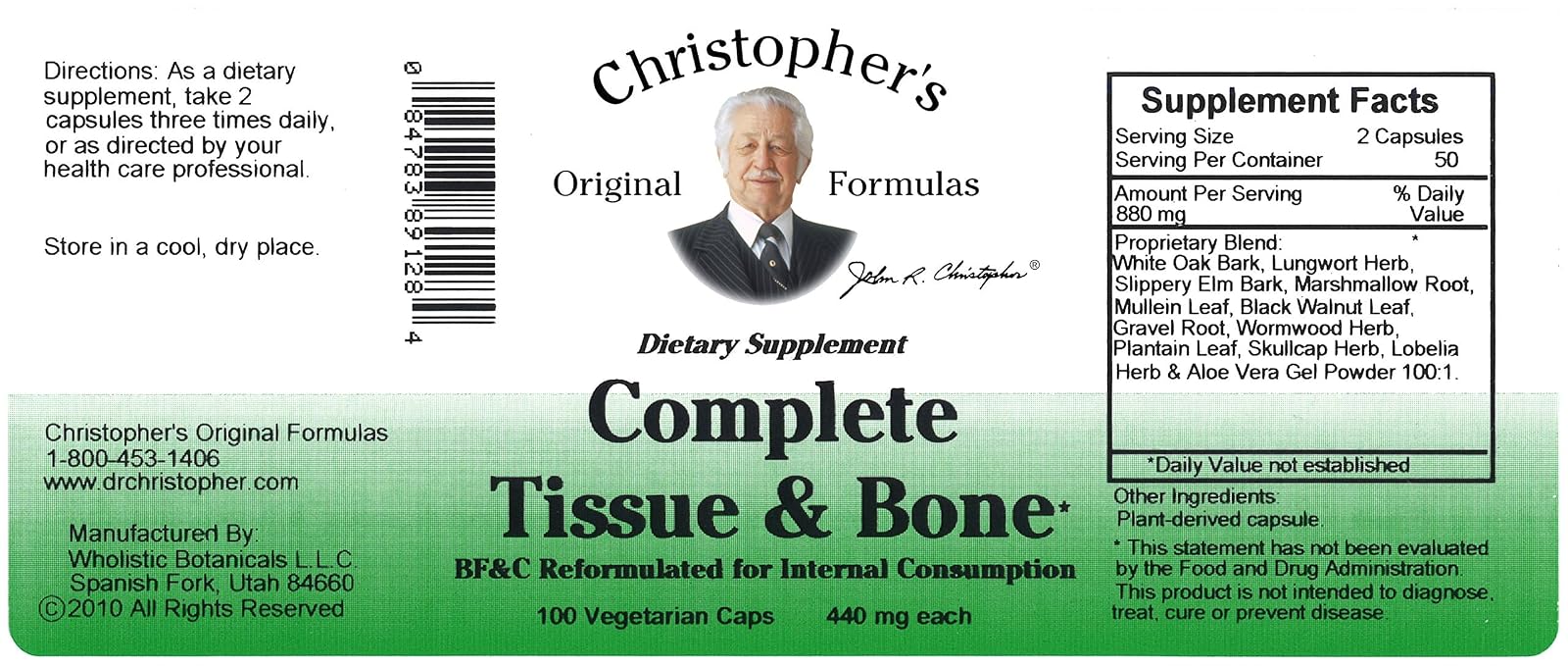 100 capsules for daily beauty routine