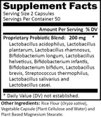 100 capsules for gut health