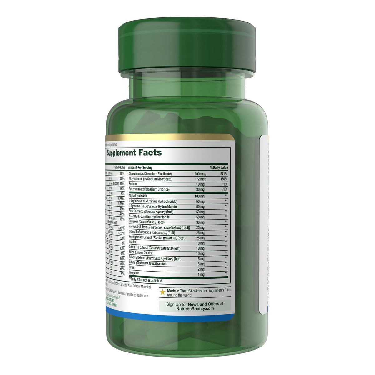 100 capsules for long-lasting supply