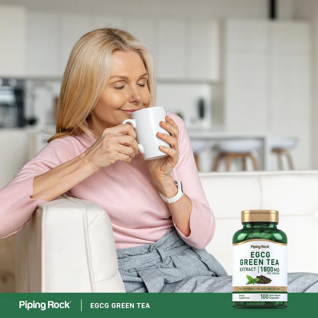 100 capsules green tea extract
