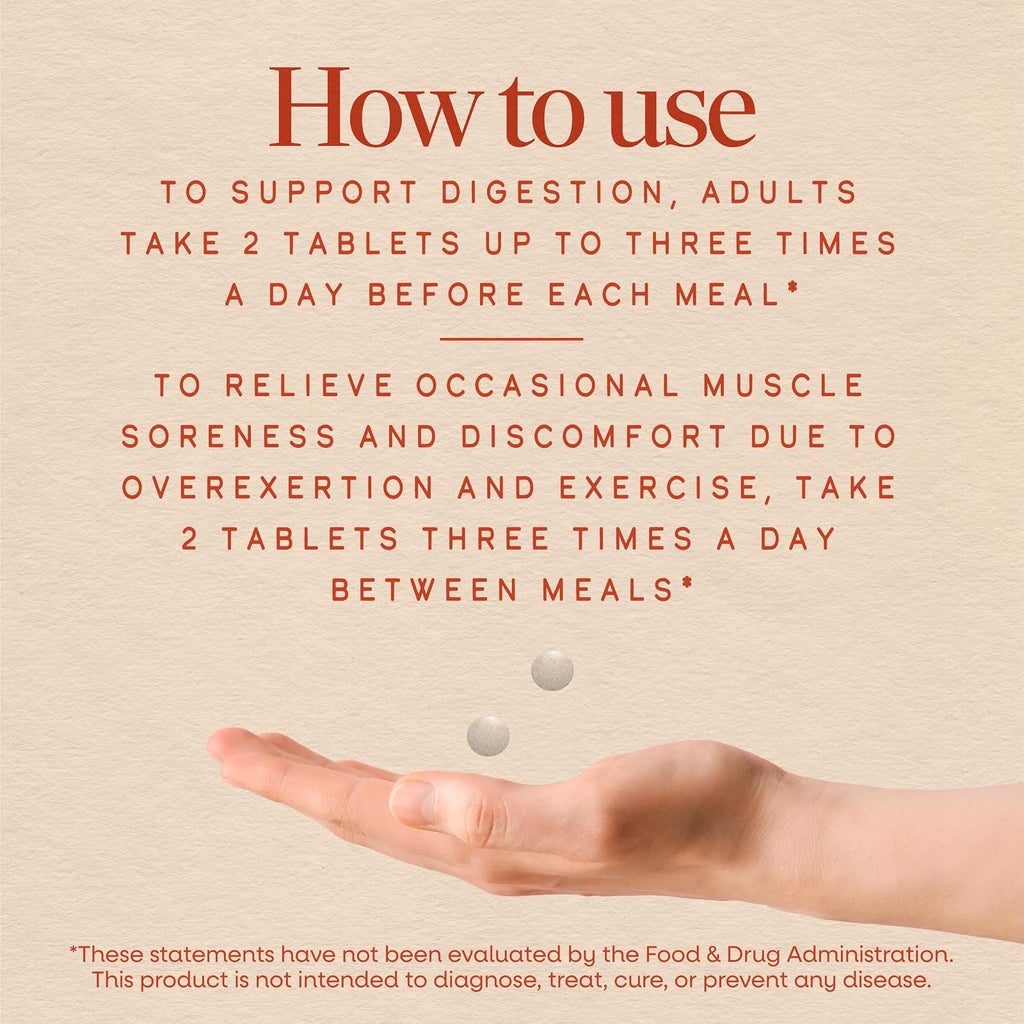 100 capsules of digestive enzymes