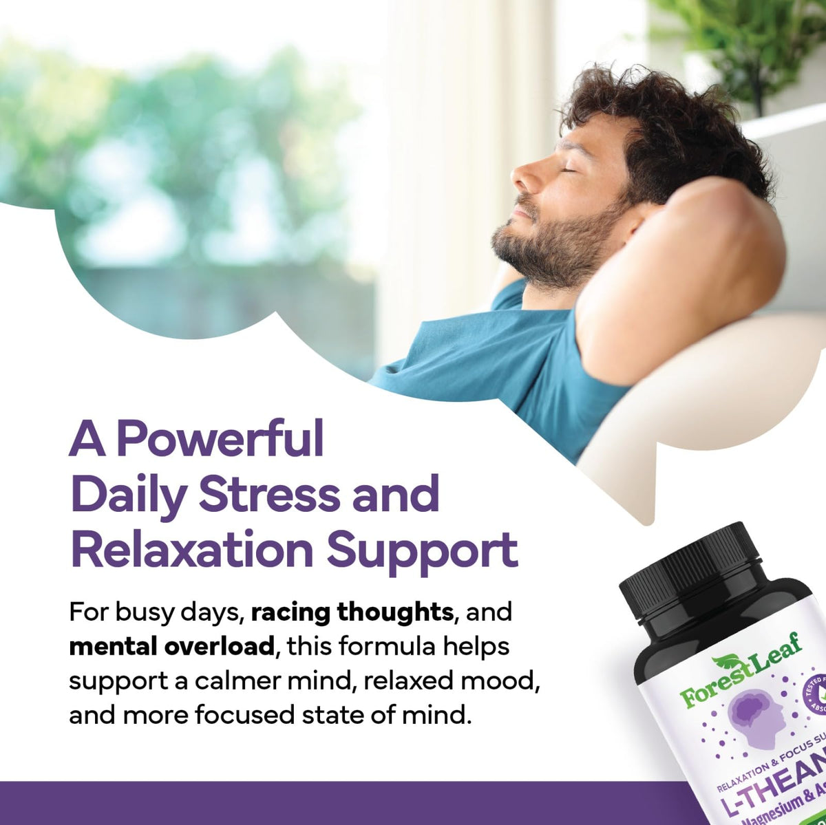 100 capsules of ForestLeaf L-Theanine