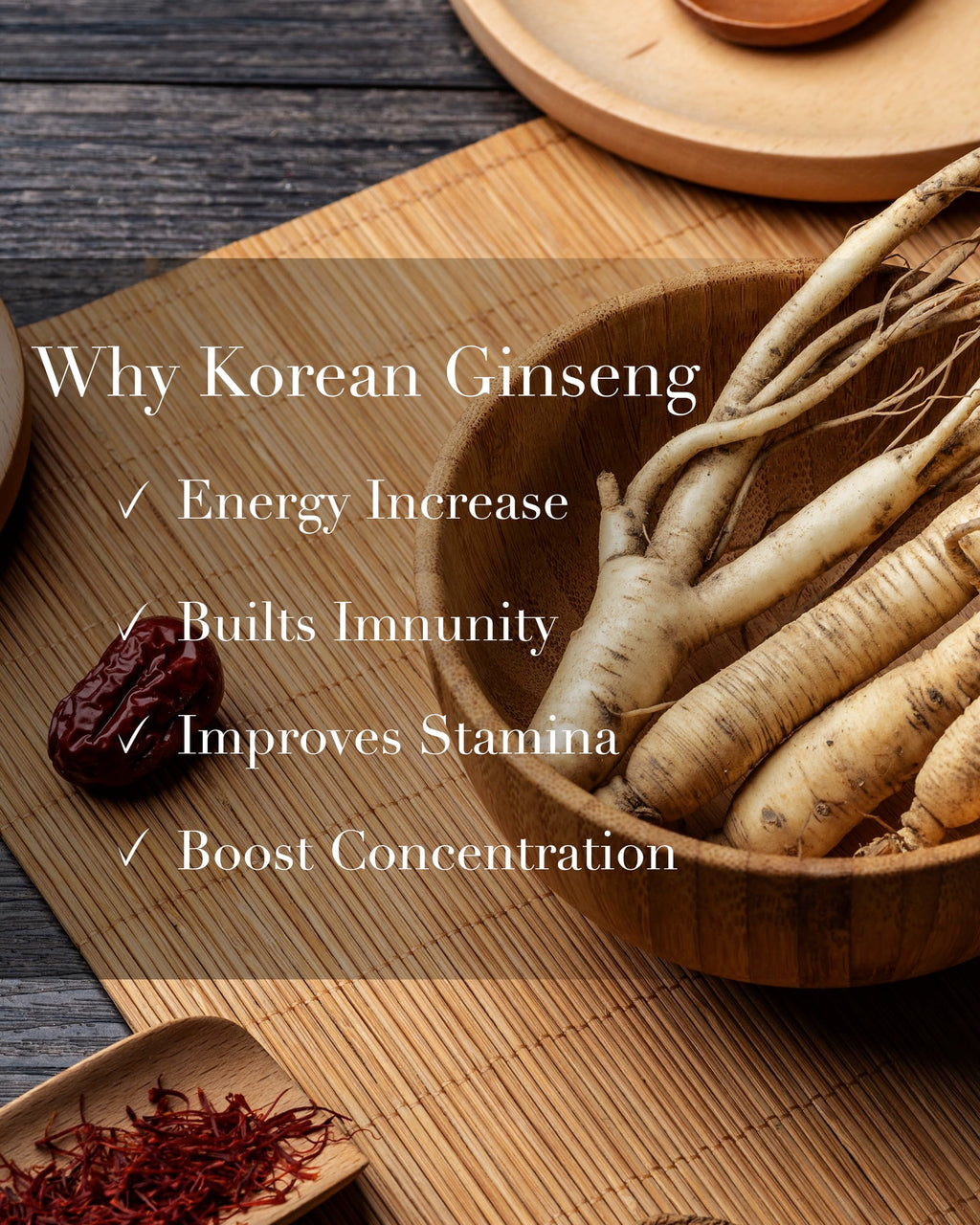 100 capsules of ginseng extract
