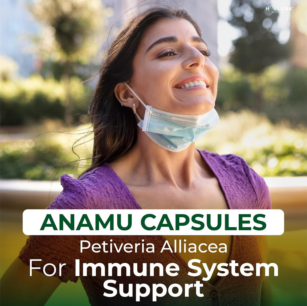 100 capsules of Hallusa Anamu Root