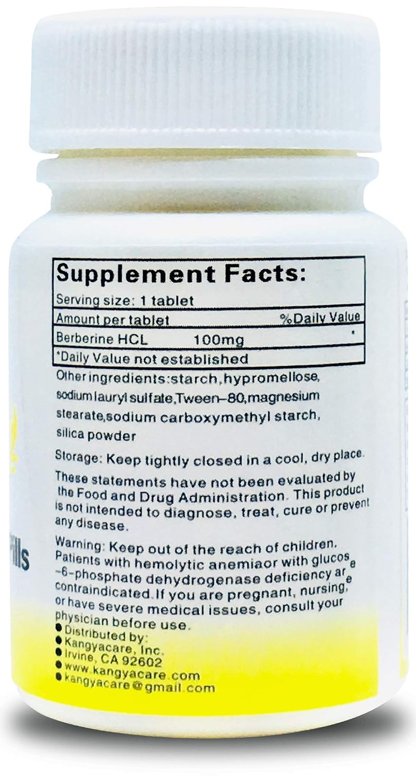 100 capsules of Huang Lian Su multivitamins
