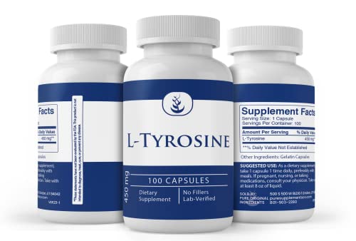 100 capsules of L-Tyrosine