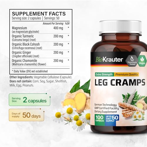 100 capsules of magnesium support