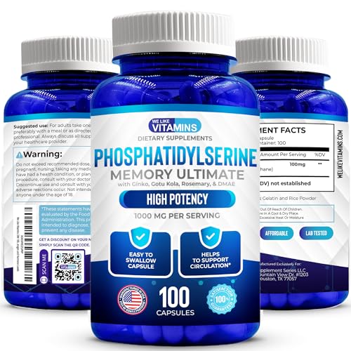100 capsules of memory enhancing supplements