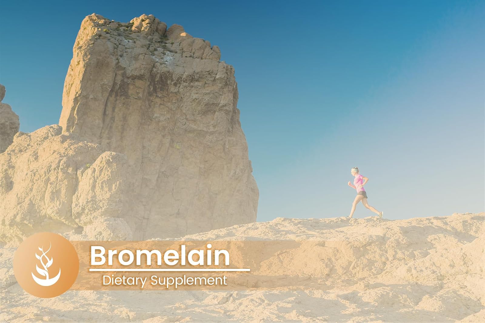 100 capsules of pure bromelain