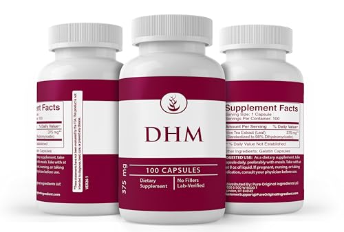 100 capsules of pure dhm