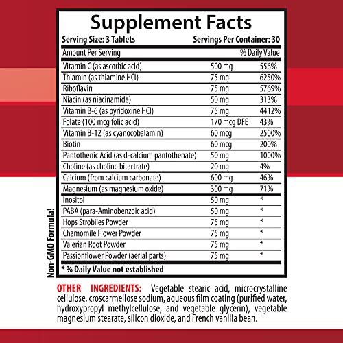 100 capsules of valerian for better sleep