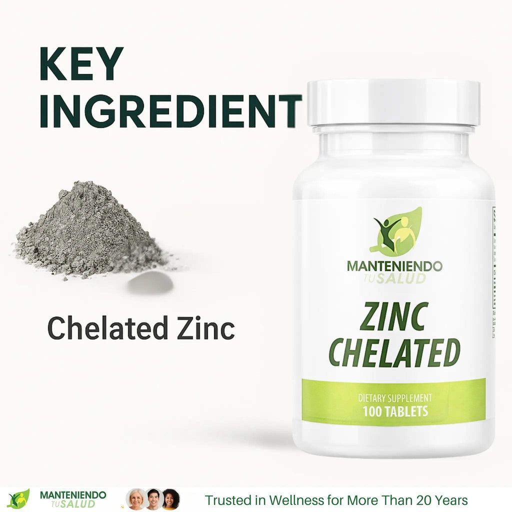 100 capsules of zinc for energy