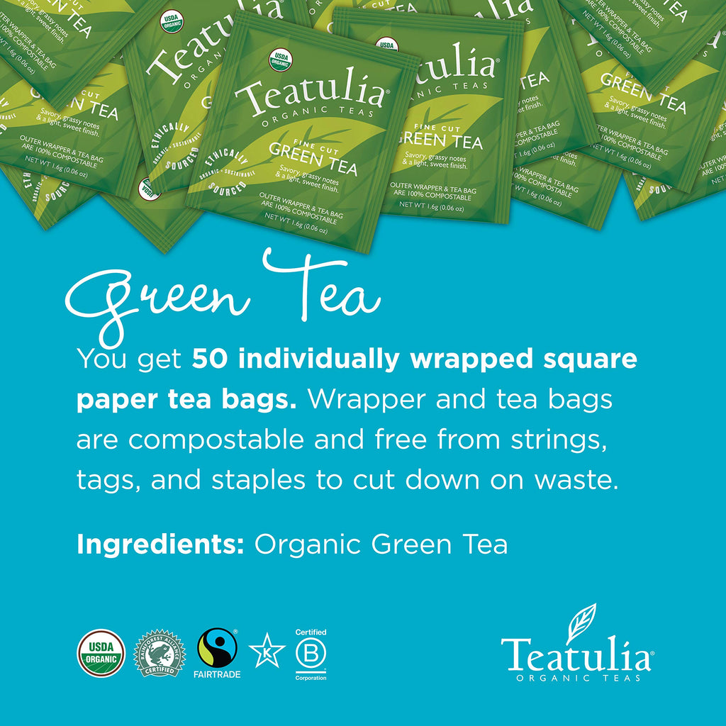 100% compostable tea bags
