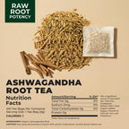 100 count ashwagandha tea bags for stress relief