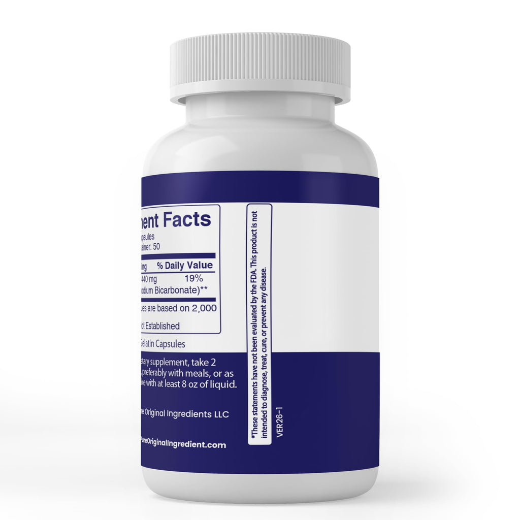 100 count baking soda capsules