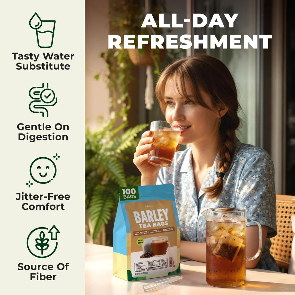 100 count barley tea bags