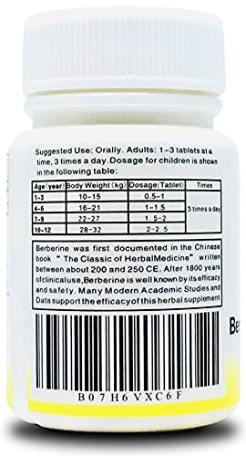 100 count berberine extract capsules